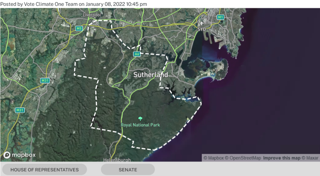 Hughes: 'safe' COALition seat, interesting contest - Vote Climate One